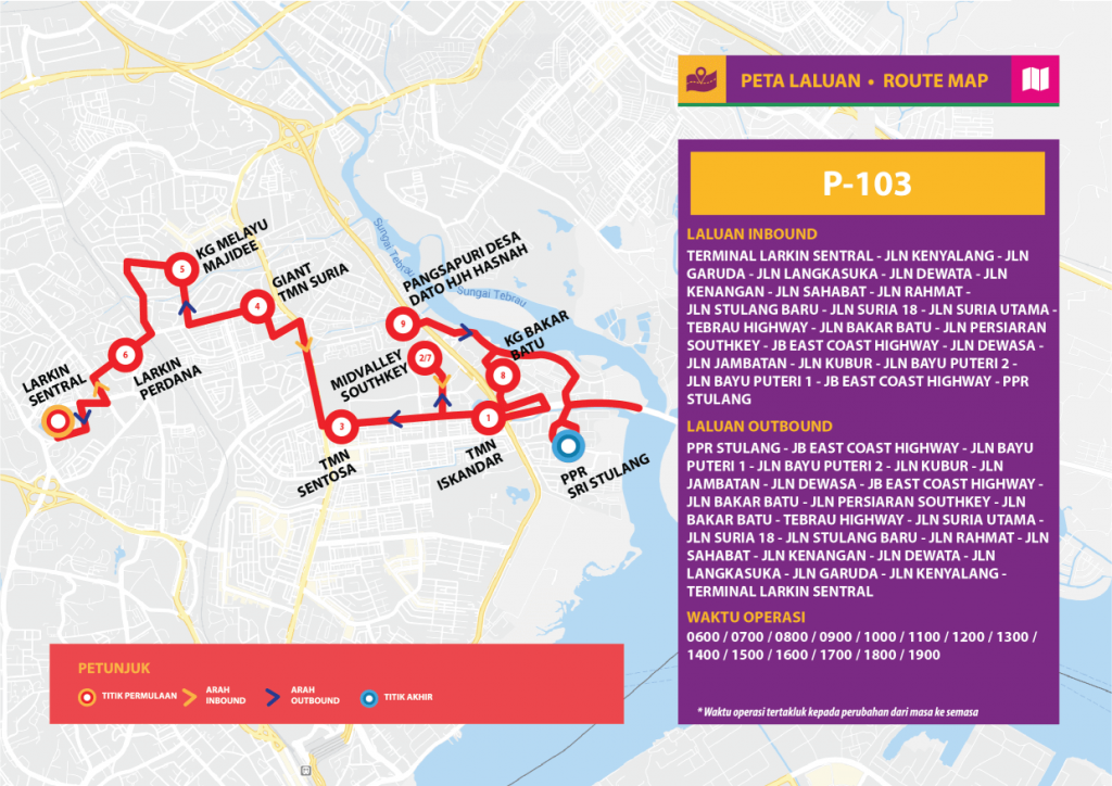 BMJ Route & Schedules (MBJB) - PAJ